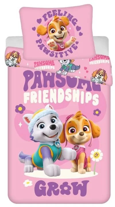 JERRY FABRICS Povlečení Paw Patrol PP484  Polyester, 140/200, 70/90 cm