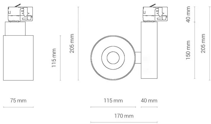 Svítidlo Nowodvorski 8748 CTLS NEA LED WHITE 40W, 3000K