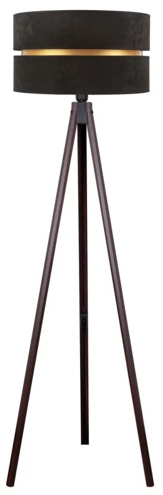 Duolla | Duolla - Stojací lampa DUO 1xE27/60W/230V černá/wenge | DU83525SE