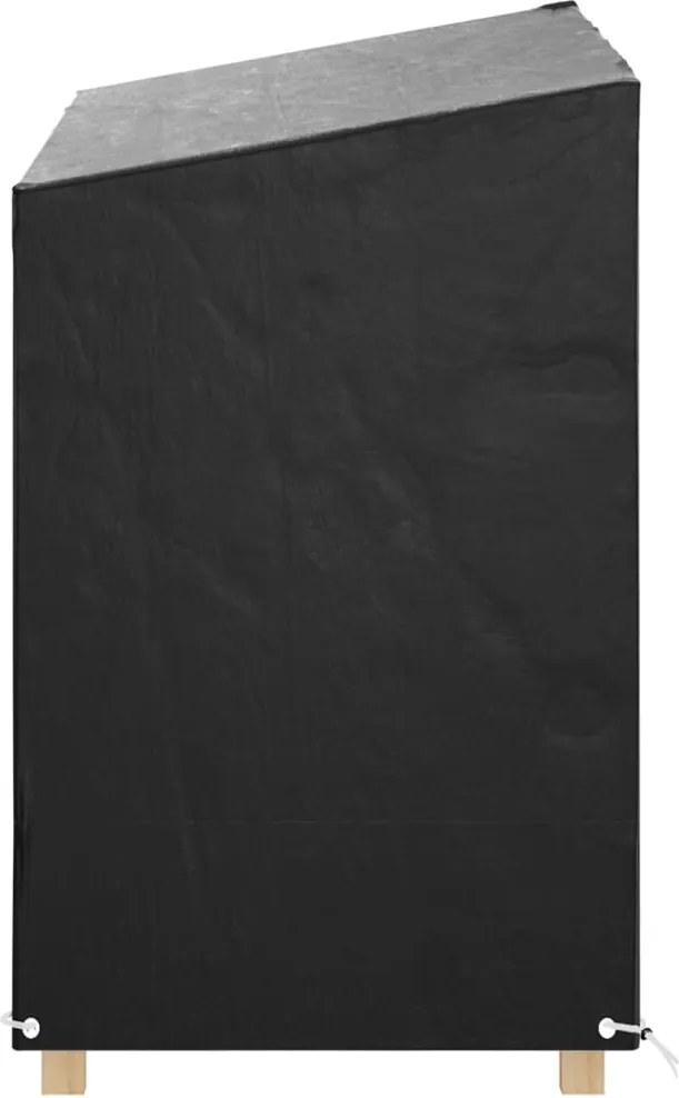 Plachty na zahradní houpačku 2 ks 8 oček 125x90x135/165 cm PE 3155381