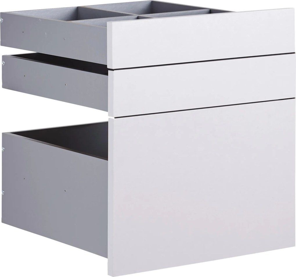 XXXLutz SADA ZÁSUVEK, světle šedá, 45,3/50,3/46,8 cm Hom`in - Šatní skříně - 0026470041KR