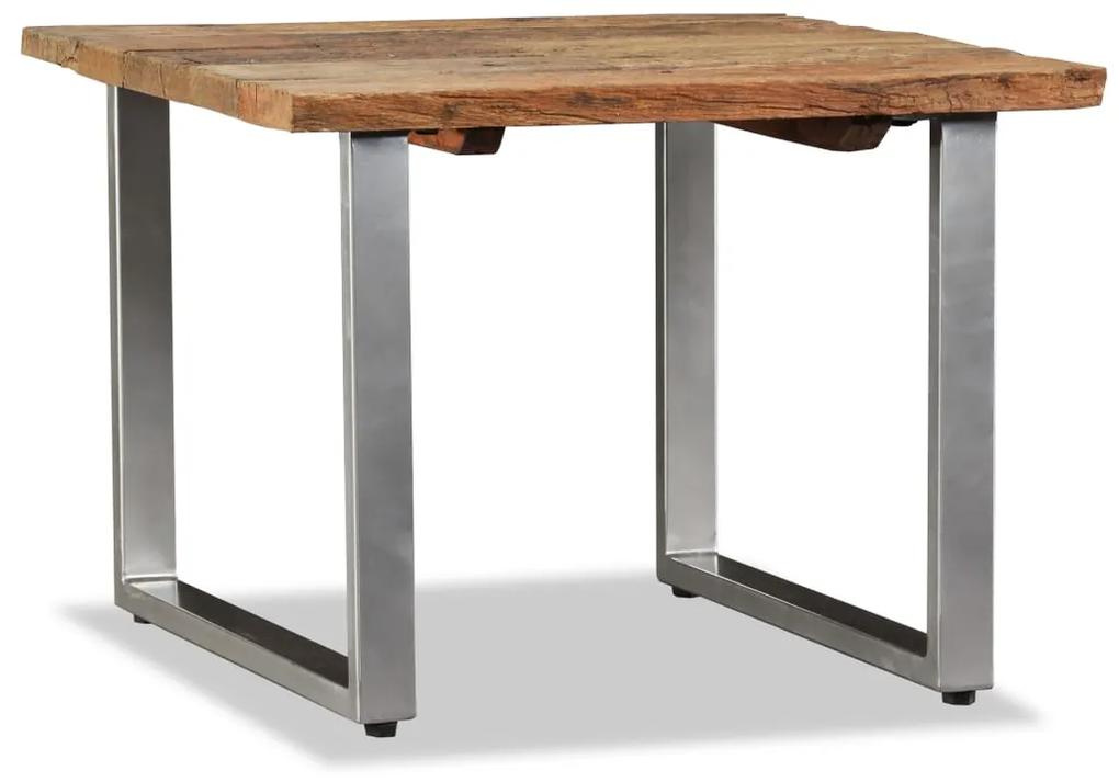 vidaXL Konferenční stůl masivní recyklované dřevo 55 x 55 x 40 cm