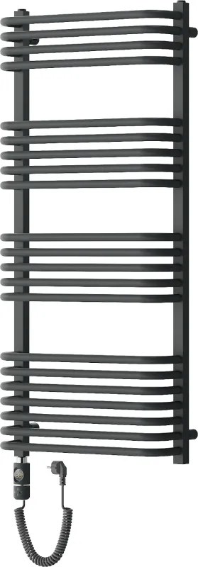 Mexen Apollo, elektrické topné těleso 1210x550 mm + topná tyč 600 W, antracitová, W117-1210-550-2600-66