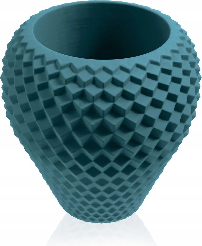 Květináč Cone Dark Turquoise Poli 10 cm Ozdoba