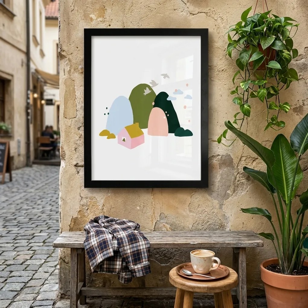 Anna Vančurová | Domov Rám: Bílý, Velikost: 30 x 20 cm