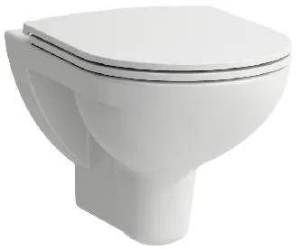 Laufen Pro - Závěsné WC se sedátkem Slim, Slowclose, Rimless, bílá H8669510000001
