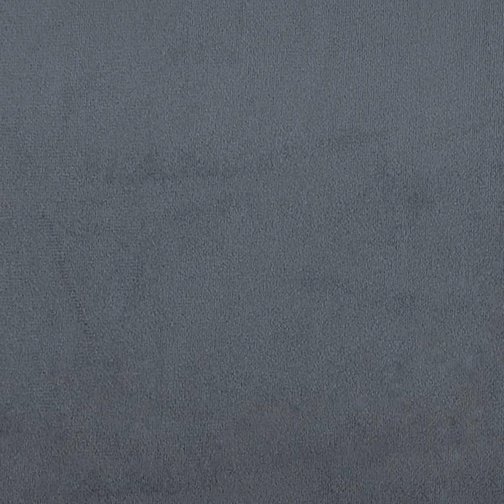 vidaXL Polohovací kancelářská židle samet [349651] Barva: Tmavě šedá