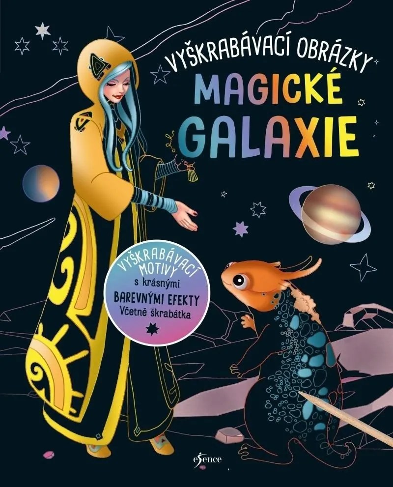 Vyškrabávací obrázky vyškrabávací obrázky magické galaxie
