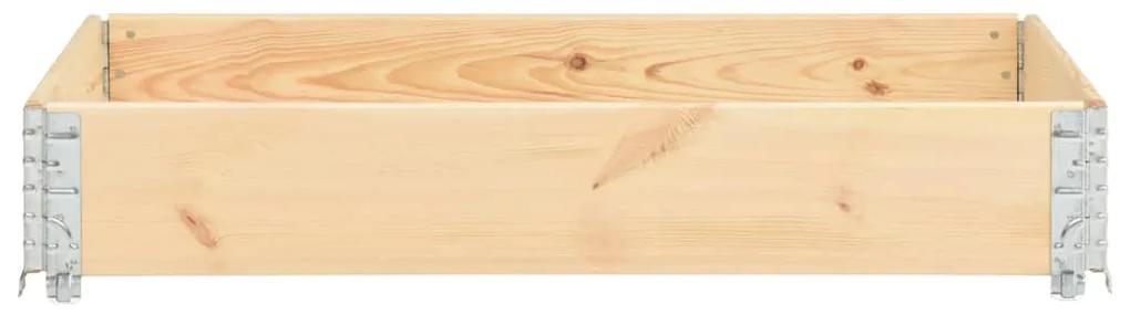 Vyvýšený záhon 80 x 120 cm masivní borové dřevo - Default Title