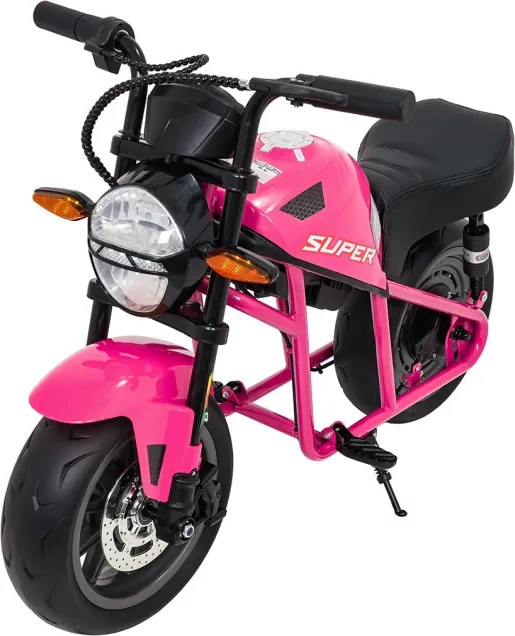 Elektrická motorka SUPERMOTO růžová