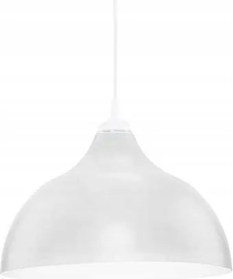 Závěsná kopulová lampa Cap 569 Tk Lighting do jídelny kovová, bílá