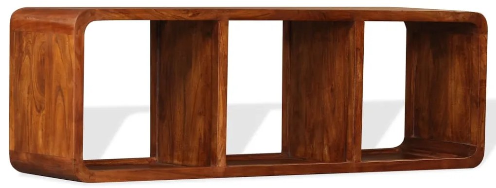244680 vidaXL TV stolek, masivní dřevo se sheeshamovým povrchem 120x30x40 cm