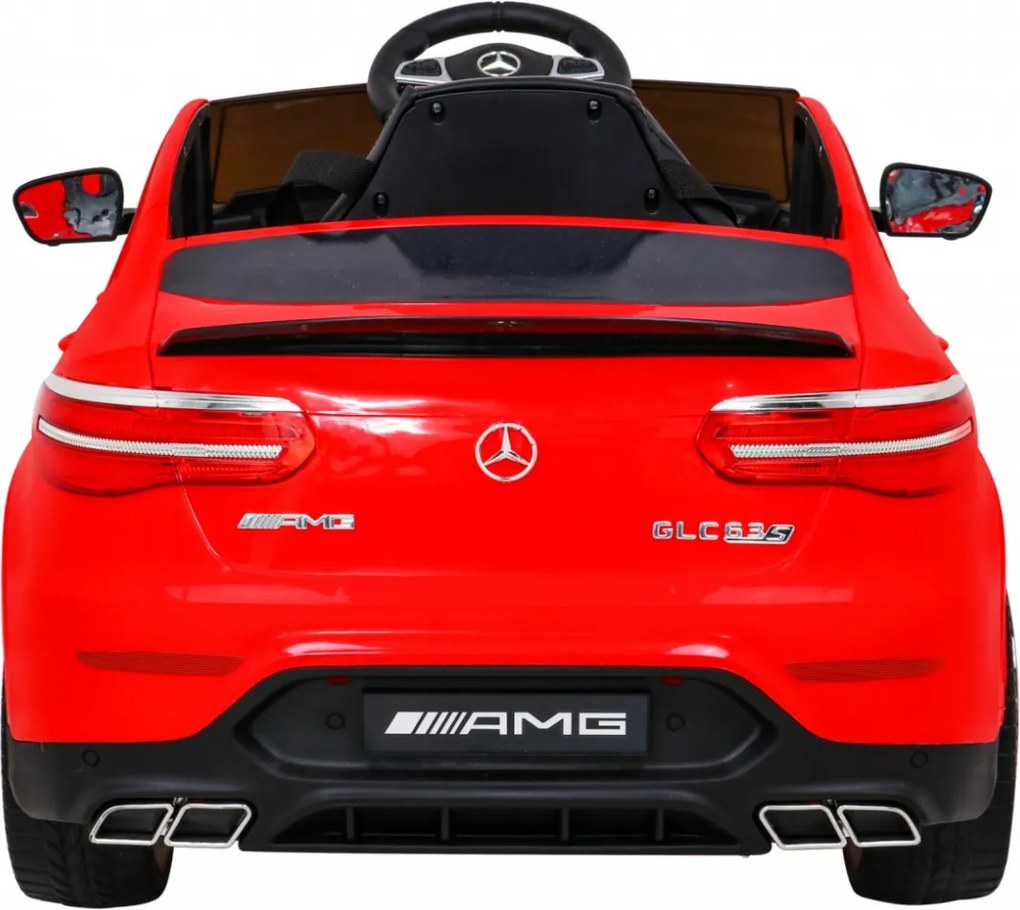 Ramiz Elektrické autíčko Mercedes Benz GLC63S SUV pro děti červené + dálkové ovládání