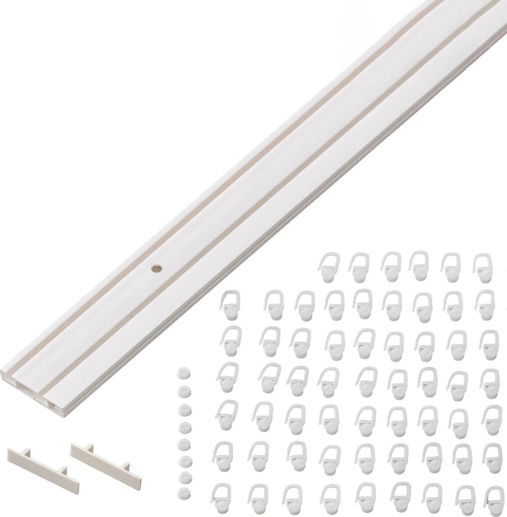 Sada - stropní dvojitá kolejnice 210 cm