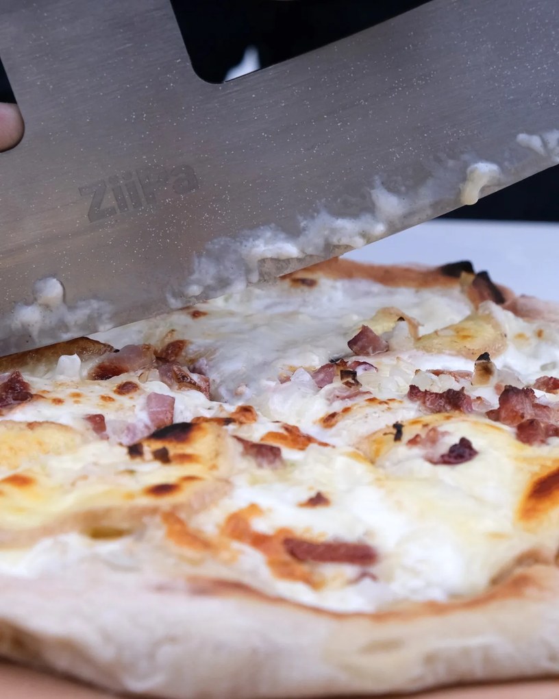 PIANA pizza pec na peletky Ziipa Barva: Břidlicová šedá