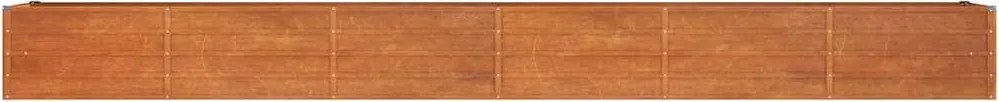 Zahradní vyvýšený záhon rezavý 480 x 80 x 45 cm cortenová ocel 151966
