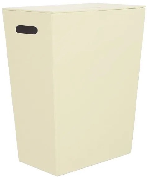 Sapho, ECO PELLE koš na prádlo 43x48x26cm, krémová, 2462CR