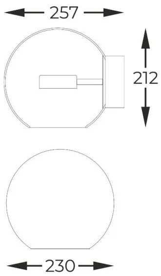 Zuma Line W0428-01D-L4AC - LED Nástěnné svítidlo ENCELADUS LED/5W/230V zlatá