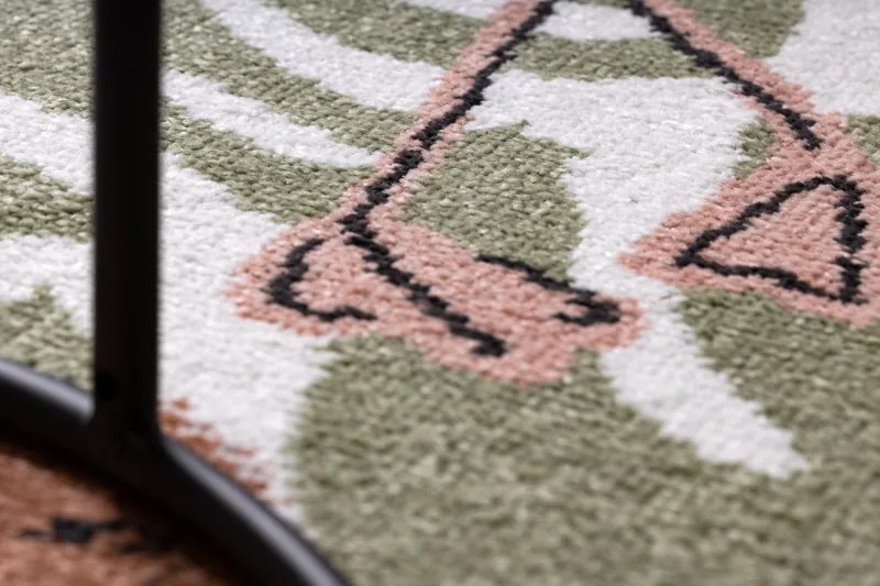 Dywany Łuszczów Dětský kusový koberec Fun Flami Flamingos cream - 160x220 cm