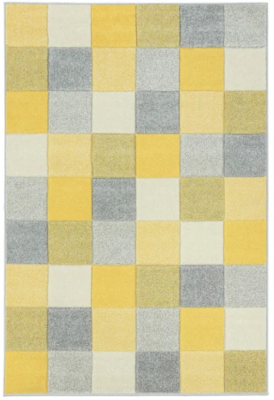 ORIENTAL WEAVERS Kusový koberec PORTLAND 1923/RT44 BARVA: Žlutá, ROZMĚR: 160x235 cm