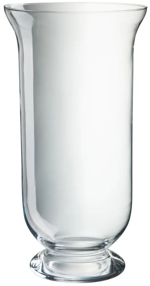 Transparentní skleněná váza Hurricane - Ø 25 * 50 cm