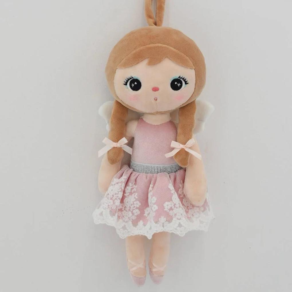 Panenka Andílek růžová mini  30 cm