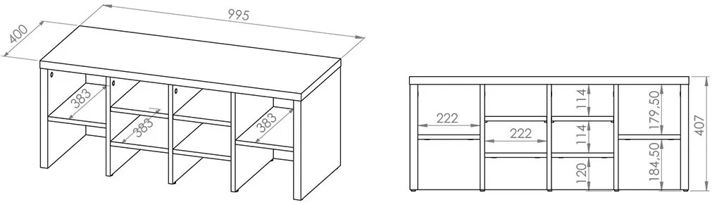 Předsíňová sestava GEMMA - A