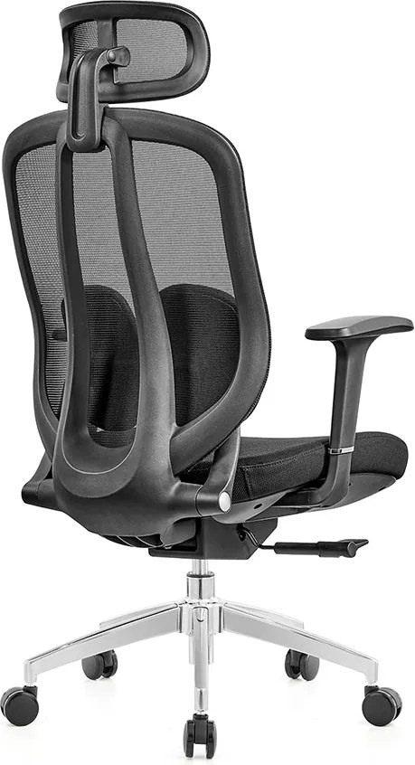 Ergonomická síťovaná kancelářská židle MOSH Airflow 616 – černá