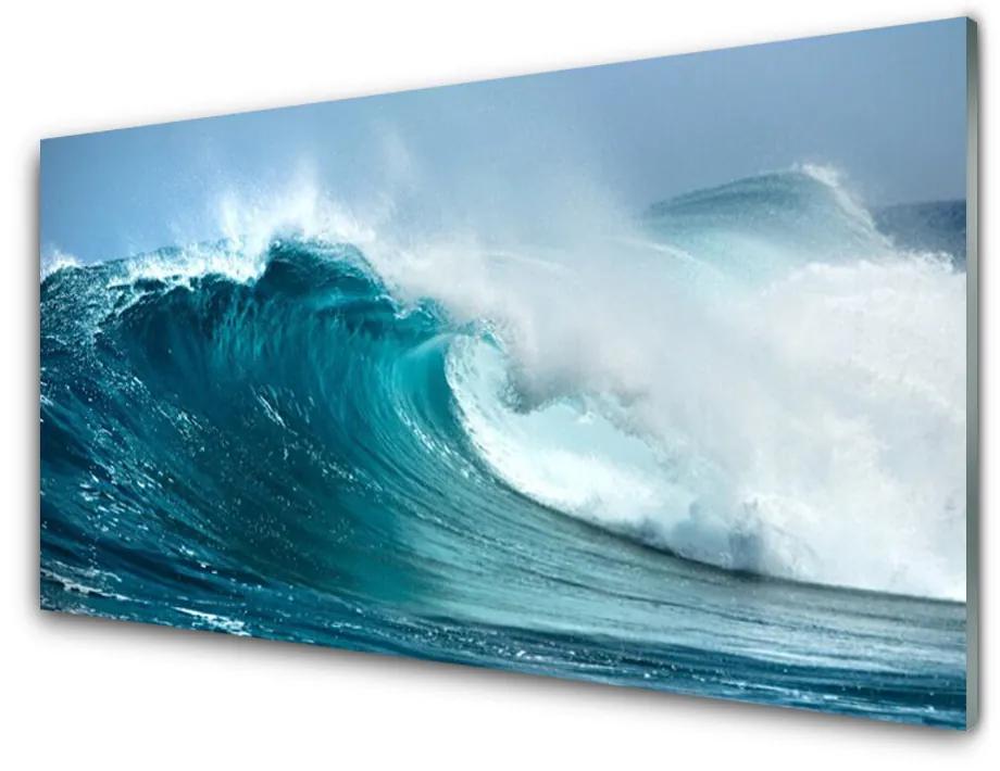 akrylový obraz Vlny Krajina 120x60 cm