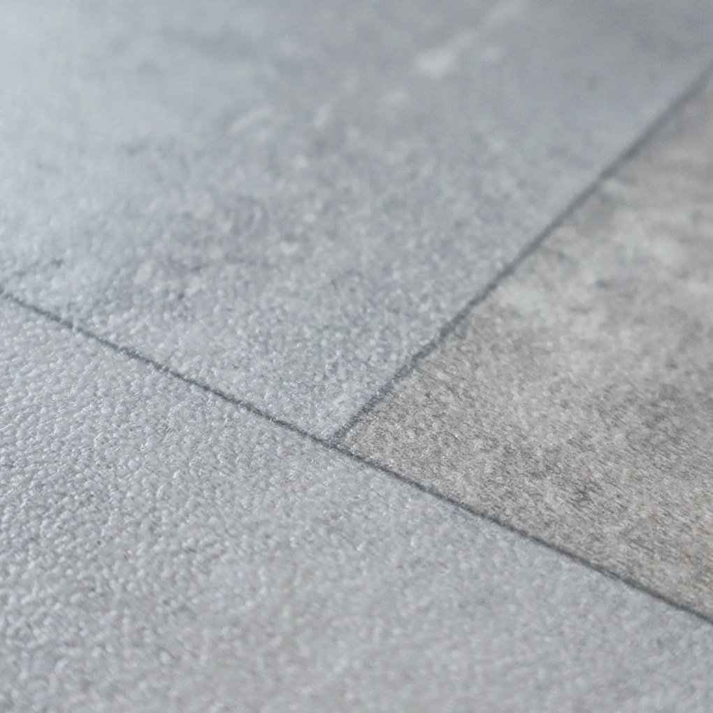 Gerflor, PVC podlaha - lino AladinTex Plus 2130 Nice Stone, na míru, šíře 4m, šedá, filc, chodba / předsíň