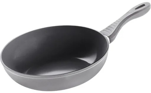 KER.WOK 28CM STŘ/ČERN CAST LAMART LT1089