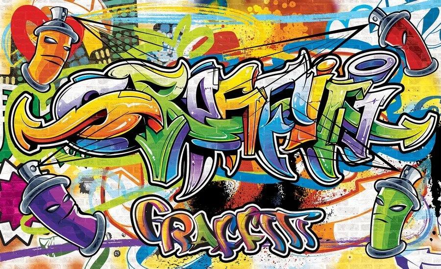 Postershop Fototapeta vliesová: Graffiti (2) - 254x368 cm