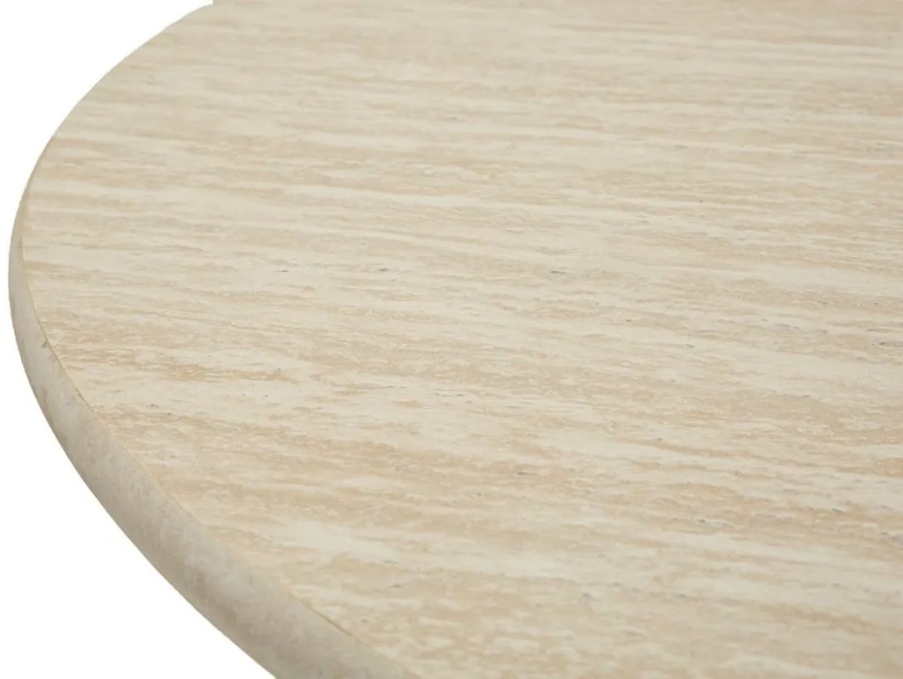 Kulatý jídelní stůl Bechora 120 cm zelený