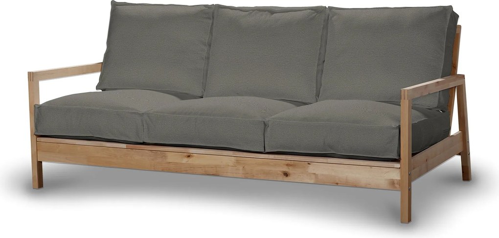 Potah na pohovku IKEA  Lillberg 3-místná nerozkládací barva šedá látka pletený vzor