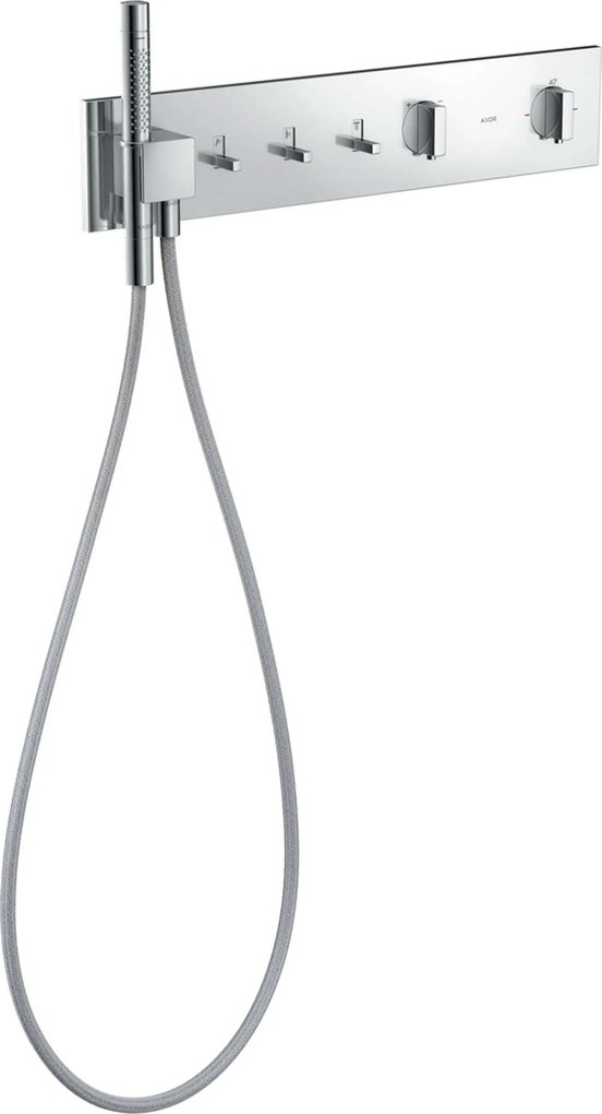 Axor ShowerComposition - Termostatická baterie pod omítku, pro 3 spotřebiče, s příslušenstvím, chrom 12572000