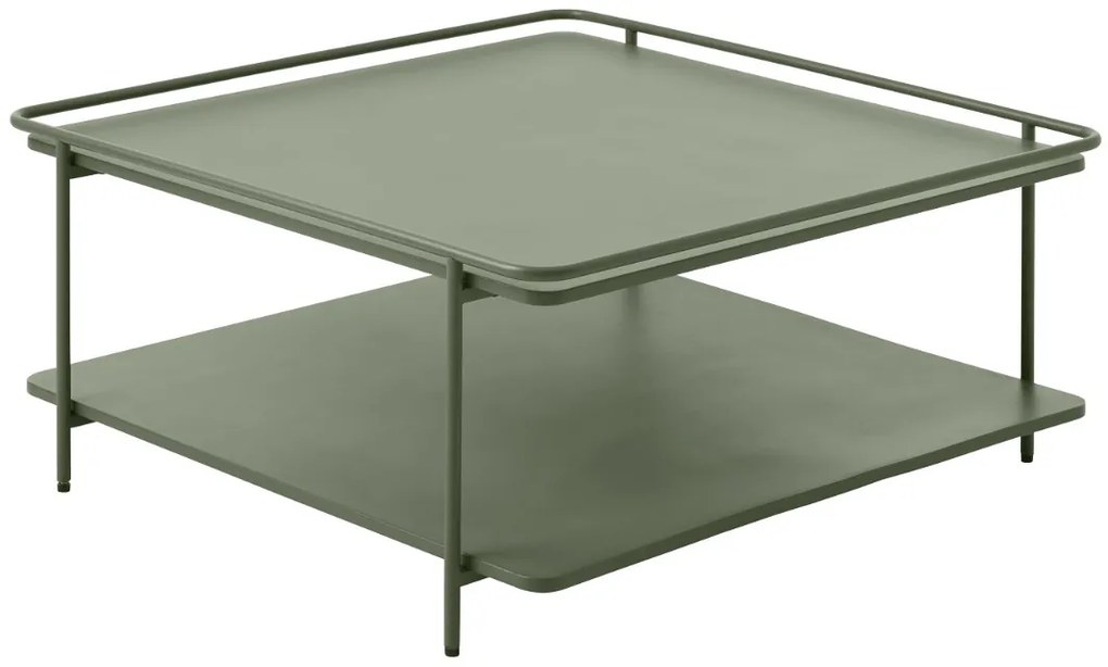 Designový konferenční stolek Harinder 75 cm olivovo-zelený