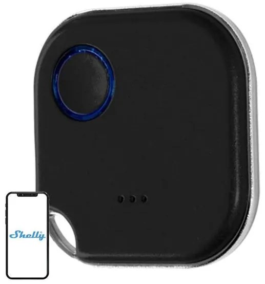 Smart tlačítko SHELLY BLU Button 1 Black Bluetooth