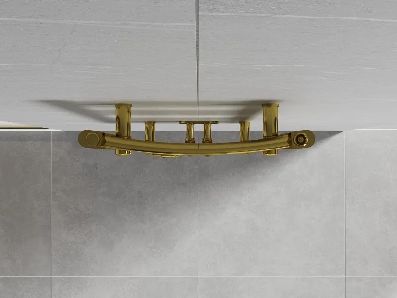 Mexen Ares, topné těleso 1200x400 mm, 349 W, zlatá lesklá, W102-1200-400-00-50
