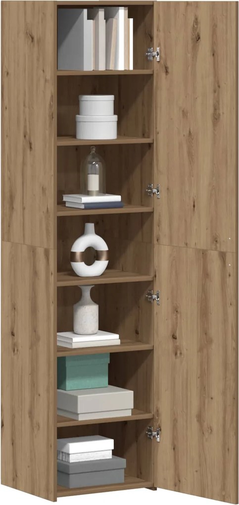 Vysoký bufet Artisanový dub 45 x 42,5 x 185 cm 3365583