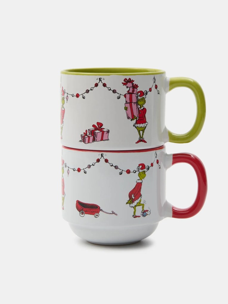 Sinsay - Sada hrnků s vánočním motivem 2 pack Grinch - vícebarevná