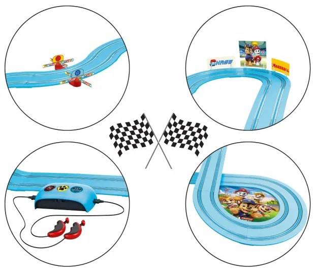 Závodní dráha Carrera First 20063058 Paw Patrol- Race 'N' Rescue 3,5m
