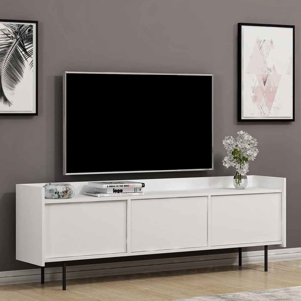 Kalune design TV stolek ATLAS bílý