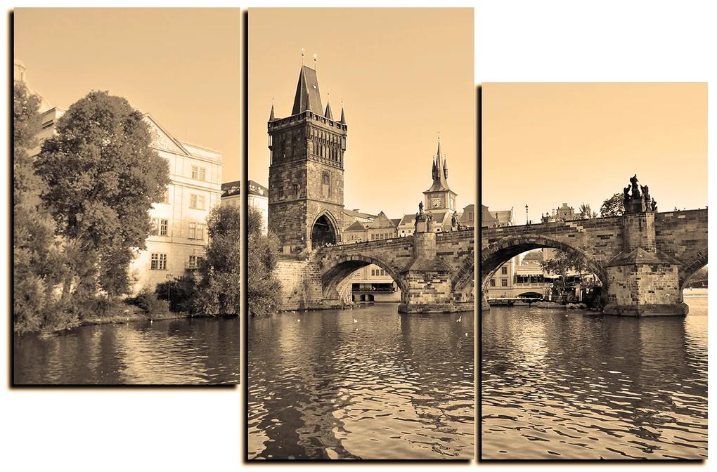 Obraz na plátně - Karlův most v Praze 1259FD (135x90 cm)