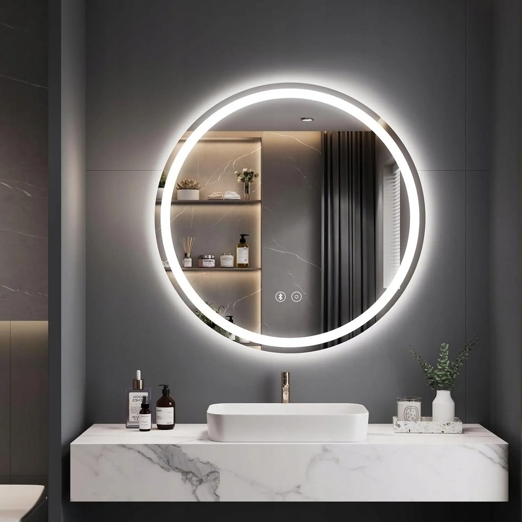 LED zrcadlo kulaté 60 cm