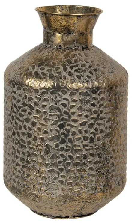 Zlatá kovová váza Til – 26x46 cm