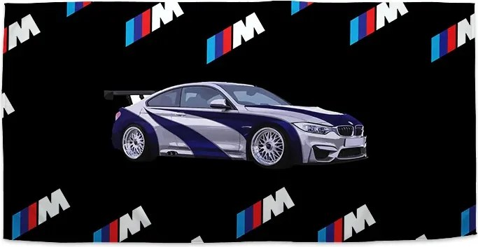Sablio Ručník MPERFORMANCE sportovní auto - 50x100 cm