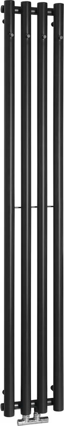 Sapho Sapho, PILON topné těleso 270x1800mm, se 4 háčky, černá mat, IZ122T