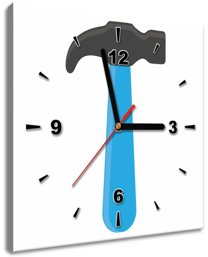 Gario Obraz s hodinami Kladivo Rozměry: 30 x 30 cm