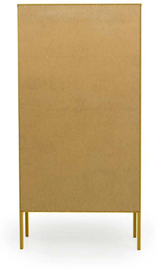 Skříňka nuo 76 x 152 cm hořčicová MUZZA