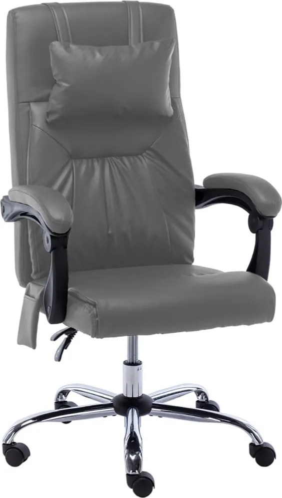 vidaXL Masážní kancelářská židle umělá kůže [20294] Barva: Hnědá